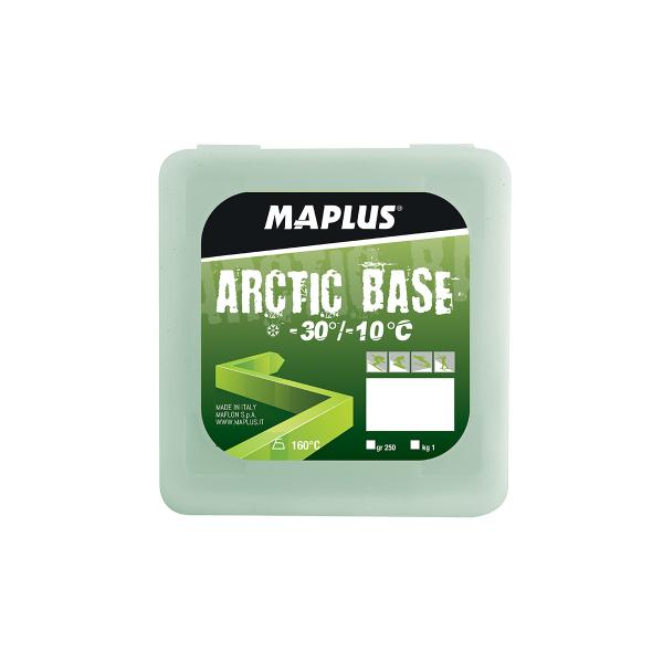 MAPLUS アークティック BASE WAX 250g 　MW0810　ベース造りに最適なパラフィンワックスです　固いベースワックスです　　　固形ワックスです。アイロンがけして使用します　　全雪質対応　アイロン温度　　 雪温　-10〜-3...