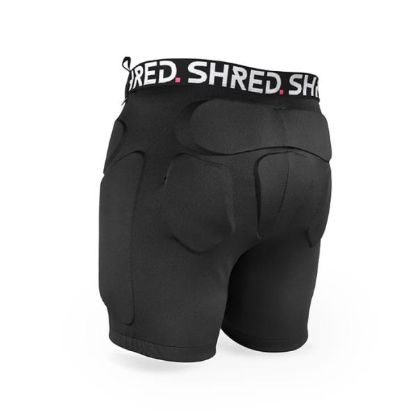 SHRED Protective Shorts　For Skier &amp; Snowborder 2nd Skin (SLYTECH Foam)を使用し、衝撃吸収に優れていますColor : BlackSize  :  M