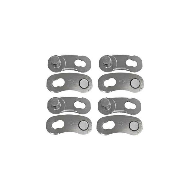SRAM POWERLOCK  CHAIN CONNECTOR　12S　Road用　上がフラットです　上下を確認して下さい　パワーロックチェーンコネクター　Silver　12速　4個　セット