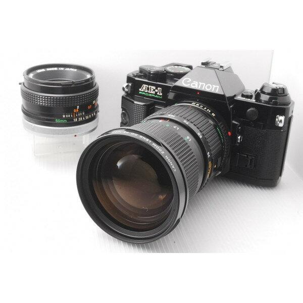 ■カメラ本体、レンズ（FD 50mm f1.8 S.C、FD 35-105mm F3.5 MACRO）■コンディション【動作】動作確認しております。 ※シャッター鳴きが御座います。【外観】通常使用による若干のスレ小傷などは御座いますが、目立...