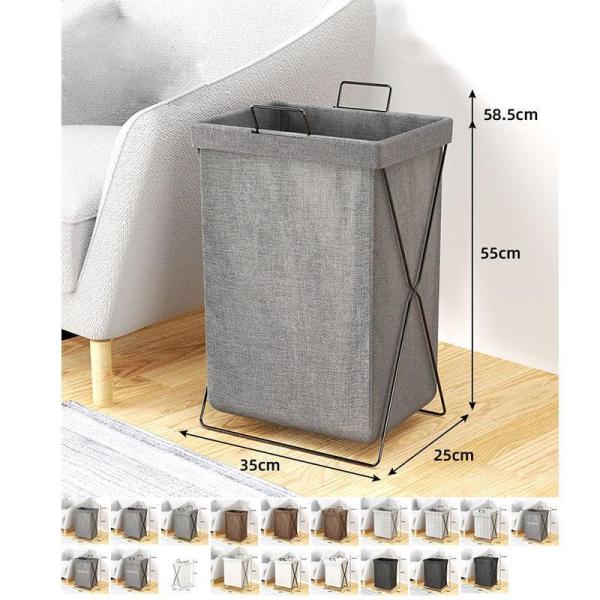 製品重量：約0.44kg材質棉麻+PE容量40L備考完成品、内側撥水加工、※長濡れたものを入れると変色?変形?カビなどの原因となりますのでお控えください。ランドリーボックス/ランドリーバッグ/ランドリーバスケット/洗濯カゴ/洗濯物入れ/脱衣...