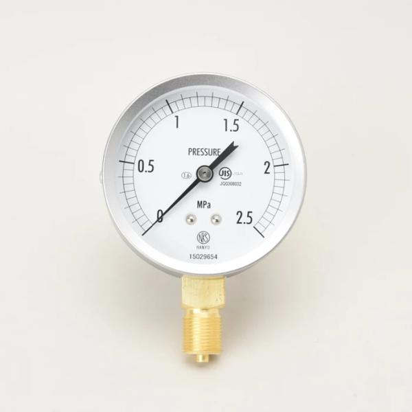 3分＝3/8です。サイズ ：75Φ圧力レンジ：0~2.5Mpa