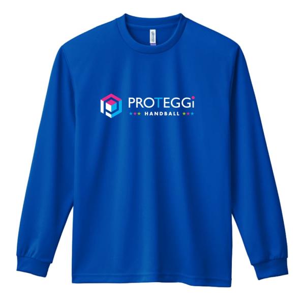 【ブランド】        PROTEGGi (プロテッジ)        【生地について】        4.4オンス 長袖ドライTシャツ素材：ポリエステル100%    【デザインについて】プロテッジのオフィシャルロゴデザイン ヘキサゴ...