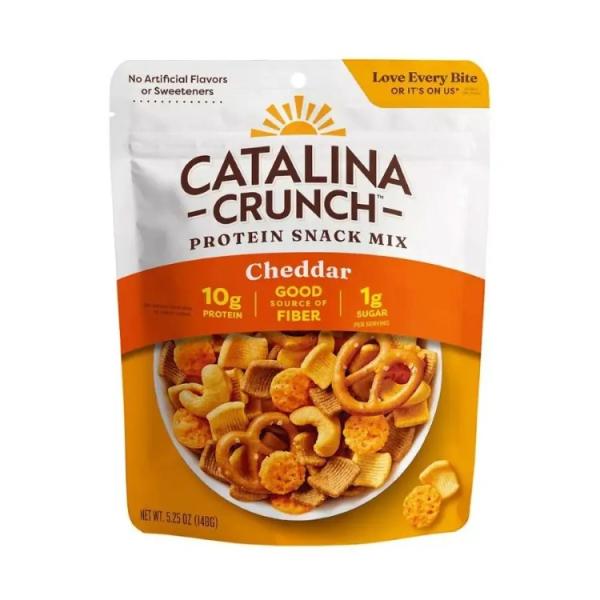 歯ごたえのあるチェダーチーズの至福。カシューナッツ、ひよこ豆のプレッツェル、チーズクリスプ、そして当店特製シリアルをミックス。なめらかでマイルドなチェダーチーズの風味が口いっぱいに広がります。
