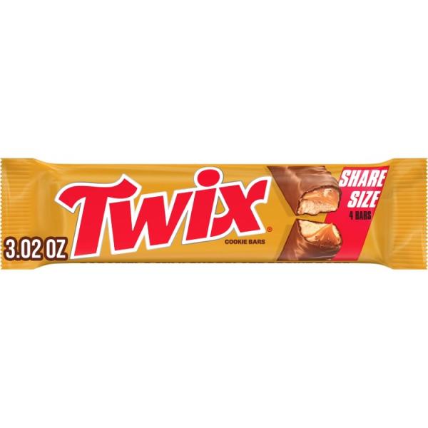 内容量86g（3.02オンス）のトゥイックス キャラメル チョコレート シェアサイズです。 サクサク食感が楽しめるトゥイックスを、分け合いやすいシェアサイズで楽しめます。2本入り仕様で、トゥイックスならではの食感が特長です。 コーヒーと一緒...
