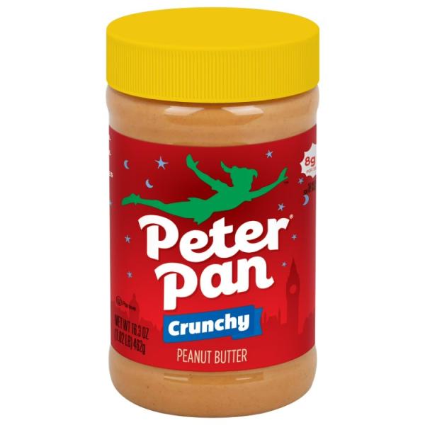 ピーターパン クランチー ピーナッツバター 462g 1個入り。 ローストピーナッツを使用した、食感が楽しいクランチータイプのピーナッツバターです。粒感がありながらも塗りやすく、サンドイッチやスナックにほどよいアクセントを加えます。 ピーナ...