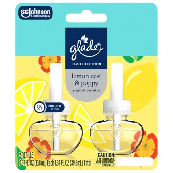 レモン ゼスト ポピーの香りのプラグイン交換用リフィルが2個入っています。明るく爽やかな春らしい香りで 香りの強さは部屋の広さに合わせて調整でき 最大約51平方メートルまで対応します。フレッシュなレモンの香りに ポピーのやさしいフローラル感...