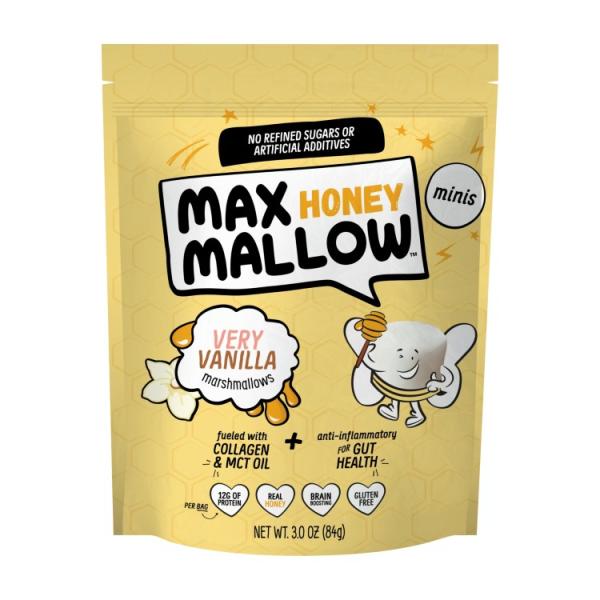 ワイルドフラワーハニー＆バニラ風味 マシュマロ。 ワイルドフラワーハニーの風味に、バニラの香りを合わせたマシュマロです。 砂糖不使用、低炭水化物、ケトフレンドリー。 グルテンフリー、脂肪0g、シンプルな原料で作られています。 コラーゲン配合...