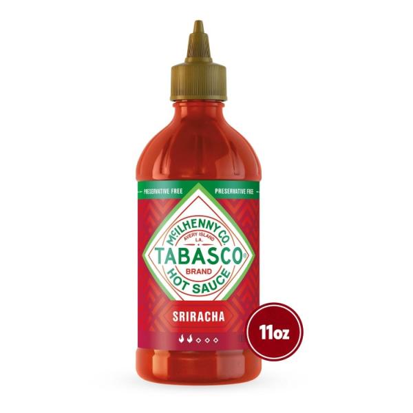 TABASCOソース入り滑らかなガーリック風味と大胆な甘いチリの辛さがマッチした一品スコヴィル値1000〜3000SHUの中辛非遺伝子組み換えプロジェクト認証、保存料不使用、グルテンフリー、コーシャチャーハン、ジューシーなハンバーガー、フラ...
