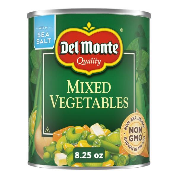 にんじん、グリーンビーンズ、グリーンピース、コーン、リマビーンズをミックスした野菜缶詰で、約8.25オンス入りの使いやすいサイズです。収穫後すぐに加工され、素材の風味を活かした仕上がりです。そのままでも手軽に食べられ、付け合わせとしても使い...