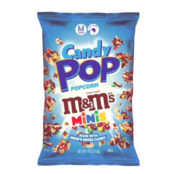 本物のM&amp;M’s ミニキャンディを使用した、キャンディポップ M&amp;M’s ミニ ポップコーンです。 サクッと軽いポップコーンに、カラフルで甘いM&amp;M’s ミニが加わり、手軽なおやつタイムにぴったり。持ち運びしやすい内...