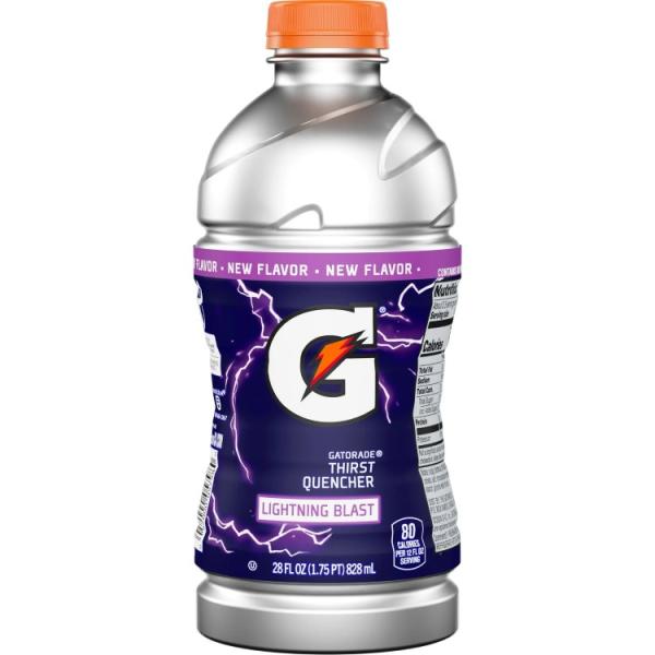 ゲータレード サーストクエンチャー ライトニングブラスト 約828ml。新フレーバーのライトニングブラストを楽しめる限定スポーツドリンクです。電解質（ナトリウム・カリウム）を含み、運動時や日常の水分補給に取り入れやすい設計です。炭水化物を含...