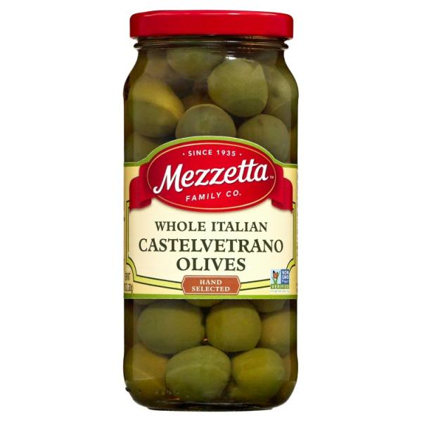 イタリア産カステルヴェトラーノオリーブを使用したホールタイプのグリーンオリーブの瓶詰です。 鮮やかなグリーンカラーとしっかりとした食感、やさしい風味が特徴です。 そのままでも手軽に楽しめ、さまざまな料理の材料としても活用できます。 Non-...