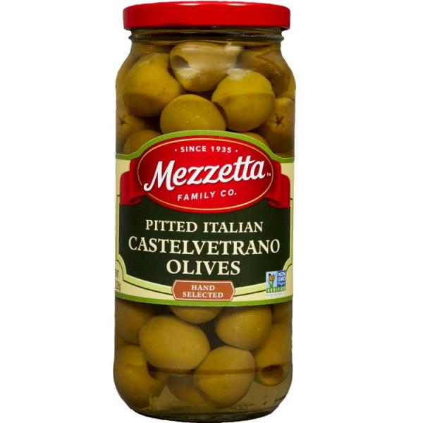 イタリア産カステルヴェトラーノオリーブを使用した種抜きグリーンオリーブの瓶詰です。 鮮やかなグリーンカラーとしっかりとした食感、やさしい風味が特徴です。 そのままでも手軽に楽しめ、さまざまな料理の材料としても活用できます。 Non-GMO認...