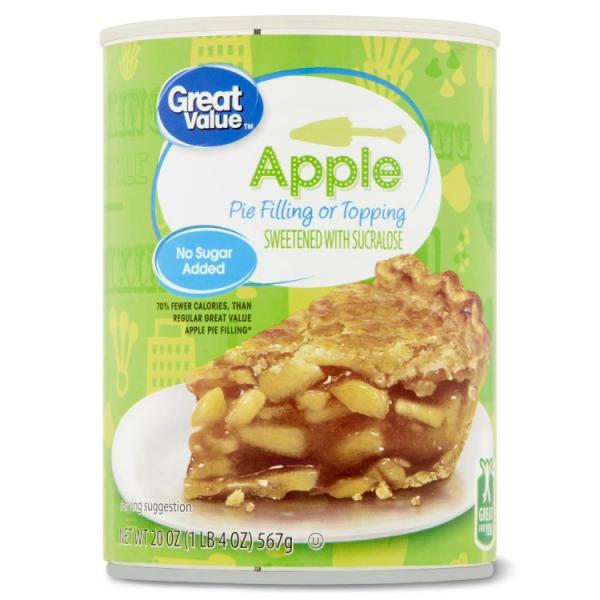 グレートバリュー アップルパイフィリング＆トッピングは、りんごの風味が楽しめるデザート用フィリングです。 グルテンフリー仕様で、砂糖不使用の仕上がりです。 スクラロースを使用し、通常品と比べてカロリーを抑えています。 パイやデザートのトッピ...