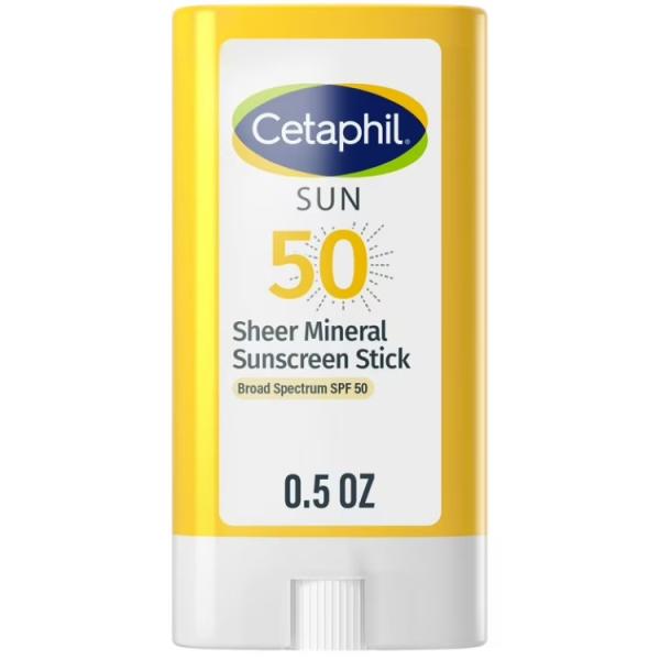Cetaphil シアー ミネラル サンスクリーンスティック SPF50 0.5oz（約14g）敏感肌にうるおいを与えるミネラル処方。マイクロバイオームに配慮し、水分を閉じ込めます。ノンコメドジェニック・ベタつきにくいテクスチャーで携帯しや...