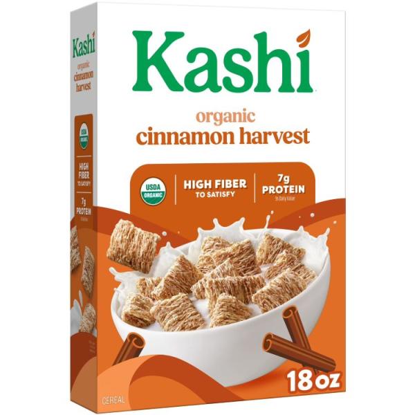 カシ シナモンハーベスト シリアル 18オンス（約510g）。 シナモンの香りとザクザクとした食感が楽しめるシュレッドウィートタイプのシリアルです。 4つのオーガニック原材料で作られ、やさしい甘さとシンプルな味わいが特徴。 1食あたり52g...