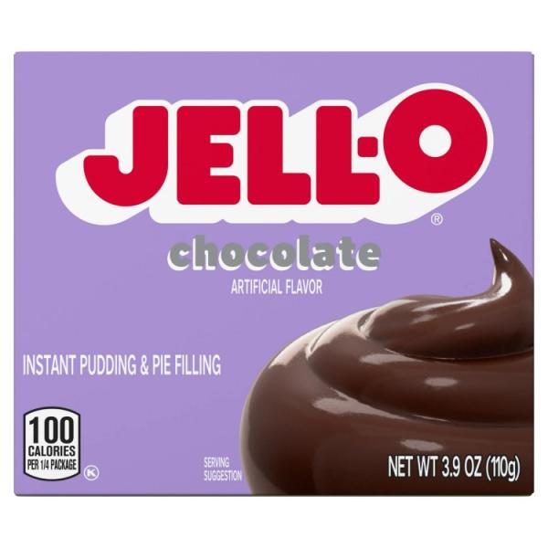 チョコレート風味のインスタントプディング＆パイフィリングミックスです。 そのままデザートとして楽しめるほか、お菓子作りの材料としても使いやすい一品です。 1箱約110g入りで、1食あたり約100kcalのデザートが作れます。 作り方は、冷た...
