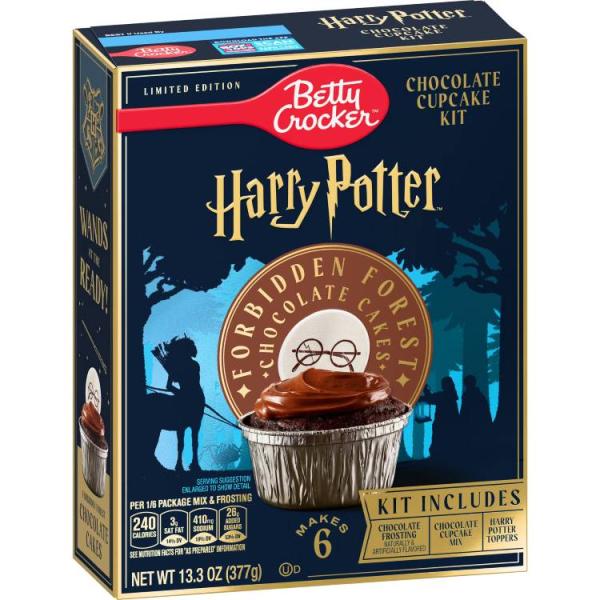 ベティクロッカー ハリー・ポッター 禁じられた森 チョコレートカップケーキキットは、映画「ハリー・ポッター」シリーズの世界観をイメージした、チョコレートカップケーキ作りキットです。チョコレートカップケーキミックス、チョコレートフロスティング...