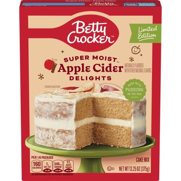 秋らしいアップルサイダー風味を楽しめる期間限定のケーキミックスです。ミックスにはプリン成分が含まれており、しっとりとした食感とコクのある味わいに仕上がります。作り方は、油、水、卵を加えて混ぜ、オーブンで焼くだけ。ケーキはもちろん、カップケー...