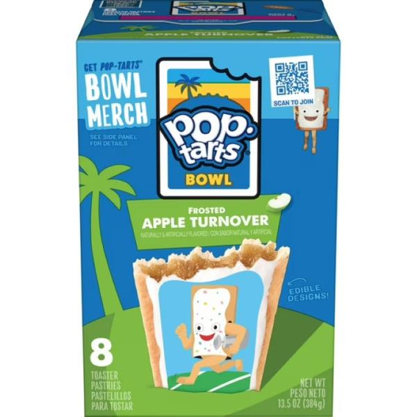 フットボールをモチーフにした限定Pop-Tartsで、サクサクのペストリークラストにリンゴ風味のフィリングを詰めたトースターパストリーです。ウォルマート限定販売で、ビタミンB群3種の供給源となる小腹満たしスナックとして、そのまま・トースター...