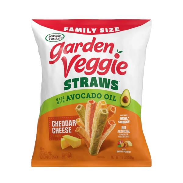 野菜由来の原料、アボカドオイル、リアルチーズを使用。新たにスイートポテト由来の4本目のストローを追加。人工香料・人工保存料不使用。ひと口ごとに風味が広がるストロー形状スナック。濃厚でバランスの良いチェダーチーズで味付け。着色は自然由来のみ。...