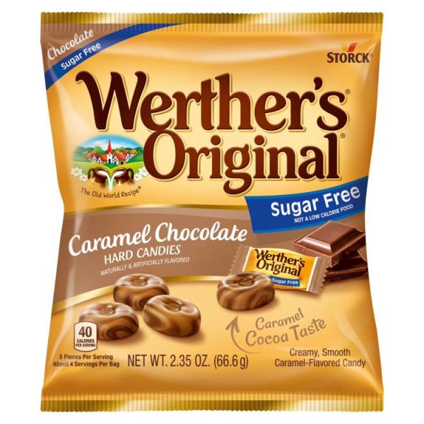 ヴェルタース オリジナル シュガーフリー チョコレートスワール キャラメルは、約67g入りのキャラメルキャンディです。 クラシックなヴェルタース オリジナルのキャラメルに、リッチで甘いチョコレート風味を組み合わせ、クリーミーでコクのある味わ...