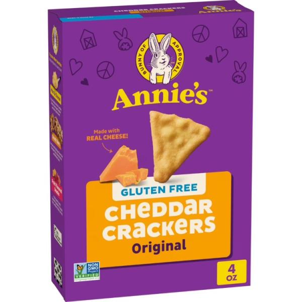 アニーズ グルテンフリー チェダークラッカー オリジナル 113g サクッとした食感とチーズの風味が楽しめる、グルテンフリーのチェダークラッカーです。100％リアルチーズを使用し、コクのある味わいに仕上げました。 Non-GMO認証取得。人...