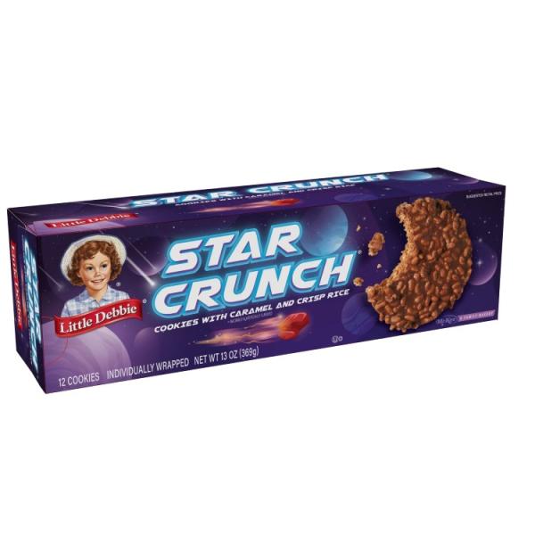 リトルデビー スタークランチ コズミッククッキーは、やわらかく噛みごたえのあるクッキーにキャラメルとライスクリスプを組み合わせ、チョコレート風味でコーティングしたスナックです。 サクサクとした食感と甘みのある味わいが特長です。 個包装タイプ...