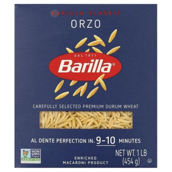 お米のような形が特長の、バリラ クラシック オルゾ パスタです。伝統的にはスープによく使われてきたショートパスタですが、その汎用性の高さから、主菜や付け合わせなど幅広い料理に活躍します。厳選したデュラム小麦を使用し、アルデンテに仕上がる食感...