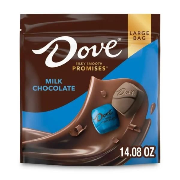上質なカカオを使用した、ダヴ プロミス ミルクチョコレートの大容量バッグです。なめらかでコクのあるミルクチョコレートを、ひと粒ずつ丁寧に個包装しています。約56粒入りで、保存に便利なチャック付きパッケージを採用。上品なホイル包装は、自宅やオ...