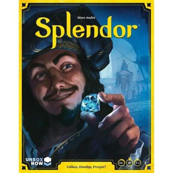 ルネサンス期ヨーロッパの宝飾ビジネスを舞台にした、戦略性の高いボードゲーム「スプレンダー」です。原石を集めて鉱山や職人、流通手段を整え、宝石を完成させながら名声を競います。 宝石を獲得して開発カードを集めることで行動の幅が広がり、条件を満た...