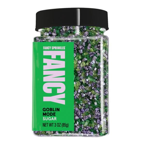 ファンシースプリンクルズ ゴブリンモード シュガーは、スイーツやドリンクにザクザクとした食感とキラッとした仕上がりを加えられるデコレーションシュガーです。ハロウィンやファンタジーをテーマにしたお菓子、ゲームをイメージしたデザートなどのアレン...