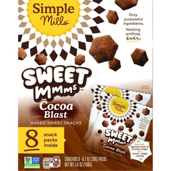 シンプルミルズのひとくちサイズのスイートクッキースナックは、軽やかでサクサクとした食感と、やさしい甘さが楽しめる焼き菓子です。食べやすいサイズで、おやつやちょっとした間食にぴったりです。 そば粉やさつまいもなどの素材を使用し、素材本来の風味...