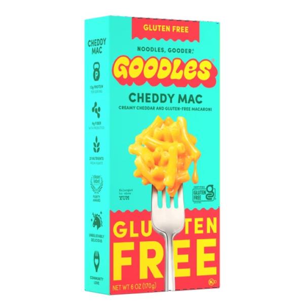 グルテンフリー仕様のクラシックなチェダーマカロニ＆チーズで、1食あたりたんぱく質13g・食物繊維4gを含み、植物由来の21種類の栄養素を加えた“Goodles”のマック＆チーズです。クリーンラベルプロジェクトのピュリティアワードを取得した商...