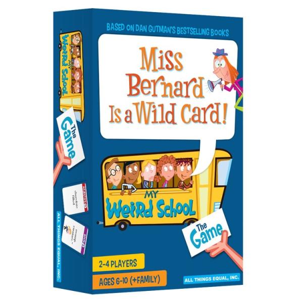 Miss Bernard Is A Wild Card!をテーマにした、My Weird Schoolシリーズのカードゲームです。