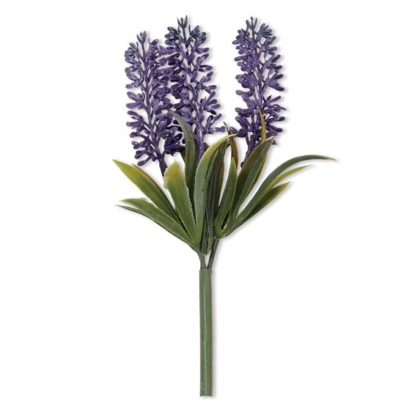 メインステイズ ラベンダー 人工ハーブピック約18.4cm 1本入り。ラベンダーの茎と葉は、美しい濃淡で立体感のある本物のような見た目に仕上げられています。茎の中に丈夫で曲げられるワイヤーが入っており、フローラルフォーム、花瓶、リースフォー...
