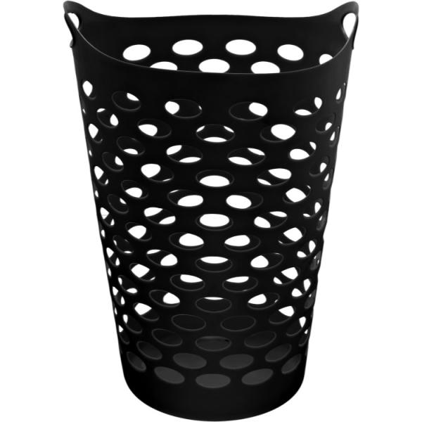 洗濯物を最大2.2ブッシェル収納できます。柔軟で丈夫な軽量プラスチック製。毎日の洗濯物収納と整理に使いやすいデザインです。持ち運びしやすい内蔵ハンドル付き。ブラックカラーで、ほとんどのホームインテリアになじみます。丸型でスペースを効率よく使...