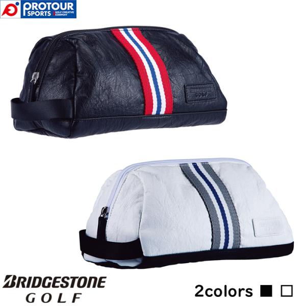 【発売日：2022年11月23日】BRIDGESTONE GOLF ACG221 / ブリヂストンゴルフ ラウンドポーチ ACG221風合いの良い合成皮革にカラーテープがアクセントになったラウンドポーチ。シンプルで使い勝手の良いサイズ感で、...