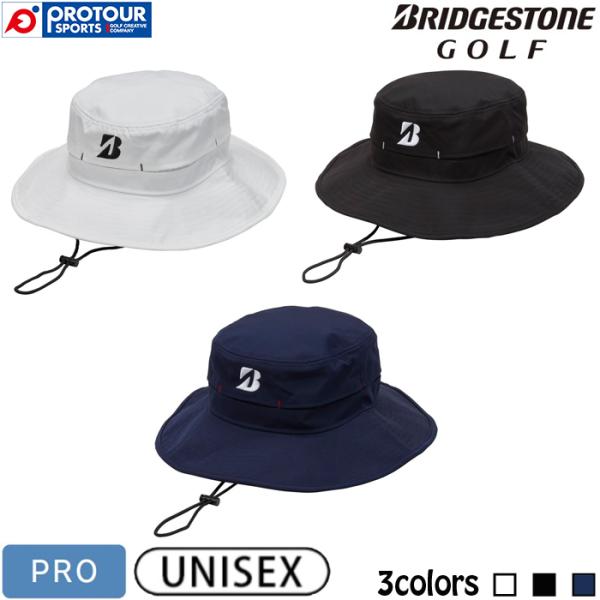 【発売日：2025年02月06日】BRIDGESTONE GOLF HAG25A / ブリヂストン プロモデル ユニセックス ハット 2025年モデル 全3色ツバが長く日よけにもなるハット発売日：2025年2月6日品番：HAG25Aカラー：...