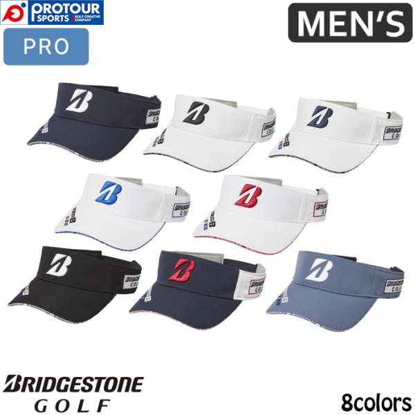 【発売日：2026年02月12日】BRIDGESTONE GOLF CPG26B / ブリヂストン プロモデルバイザー 2026年モデル 全8色 メンズ 帽子 ゴルフバイザー シンプル 人気ブランドロゴ刺繍やワッペンがデザインされた、豊富な...