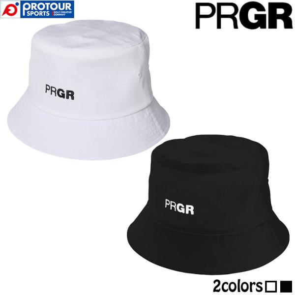 【発売日：2026年03月13日】PRGR HAT PHAT-106 / プロギア バケットハット BW1606 2026年モデル 全2色 帽子 ゴルフハット フリーサイズ ベーシック 人気 数量限定・涼しげな軽量生地を採用・つばはアウトド...
