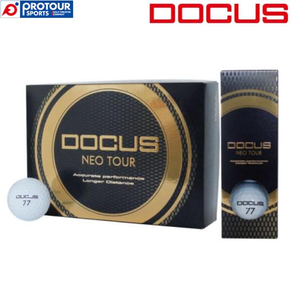 HARAKEN DOCUS DCB761 NEO Tour Ball dcb-neotour / ドゥーカス ネオツアー ボール 1ダース(12個入り) ホワイト ゴルフボール 公認球ドライバーの飛距離性能、ショートゲームでのスピン性能はも...