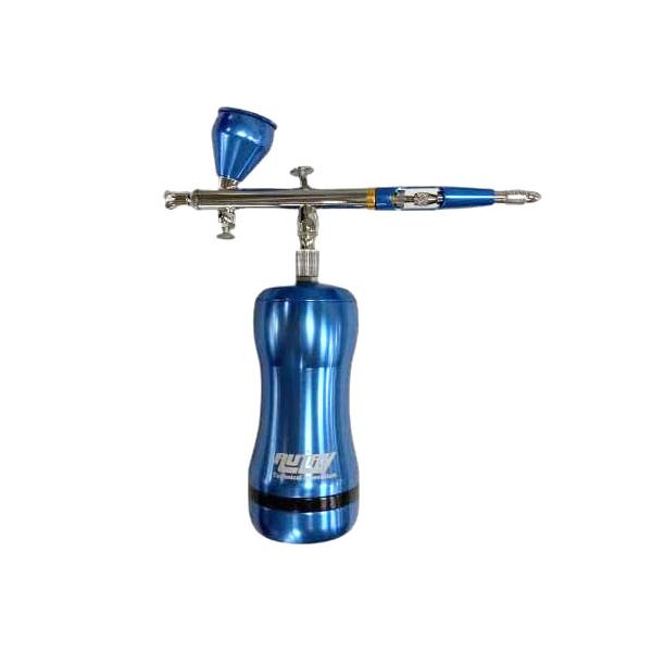 ・場所を選ばない・自動車塗料向けにノズル等を改良・PPカップ仕様・清掃に便利な洗浄ボトル付