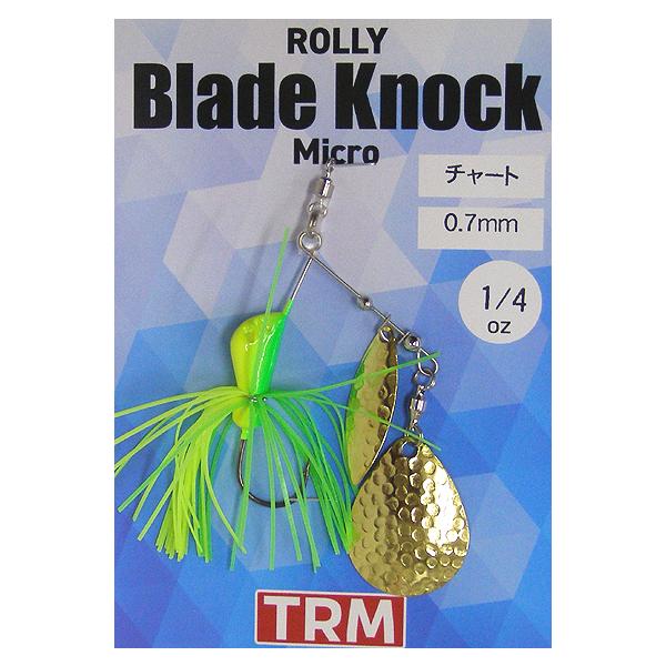 TRM ローリーブレードノック マイクロ スピナーベイトROLLY Blade Knock Microアーム線径0.7mm 　1/4ozローリーブレードノックシリーズから、コンパクトモデルTRM ローリーブレードノック マイクロ 発売！RO...