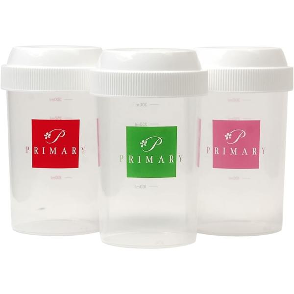 【商品名】プライマリープロテインシェーカー 300ml（グリーン　ピンク　レッド）【商品内容】●無害・安全な素材で製造されていますので、安心してご使用いただけます●コンパクトで可愛らしく持ち運びに便利です。50ml単位の目盛りが見やすく付い...