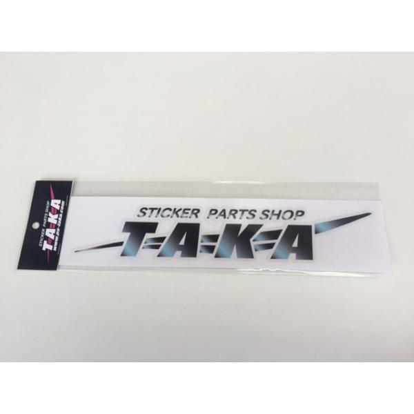 大人気、ＴＡＫＡロゴプリントステッカーです横幅25ｃｍと少し大きめですがドリ車などにぴったりです。
