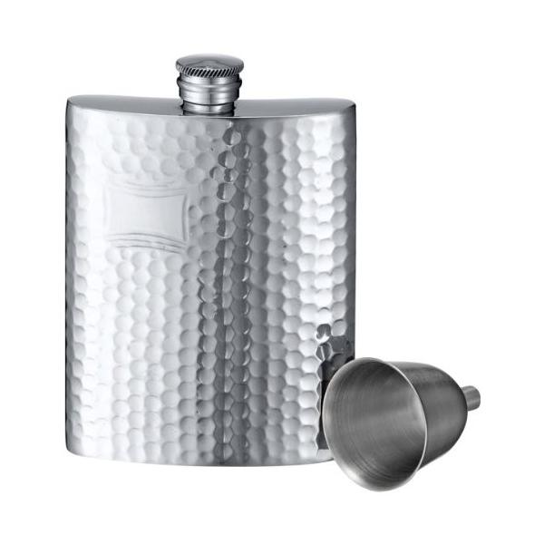 ■ 【寸法】122mm×90mm×23mm【容量】6oz(約180ml)【重量】150g【ジョウゴ付】■ ピューター（錫の合金）は古来よりヨーロッパや中国で金属食器として使われてきました。錫は柔らかいので硬く強くするため少量のほかの金属を加...