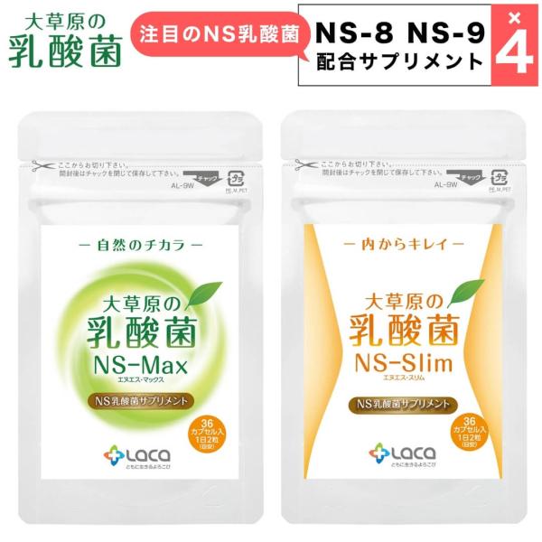 ■特徴大草原の乳酸菌NS乳酸菌サプリメント【選べる4点セット】腸内環境から整える、選べるインナーケア習慣モンゴルの発酵文化から生まれた「NS乳酸菌」を配合。発酵力に優れた乳酸菌を単菌培養し、独自バランスでブレンドしたサプリメントです。ライフ...