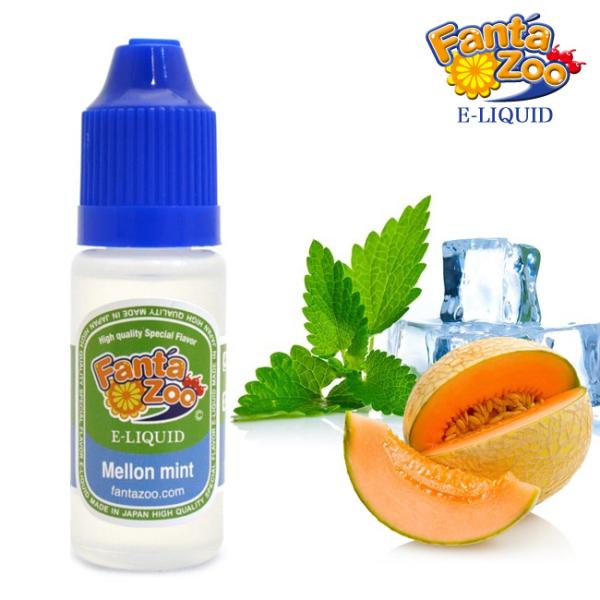 電子タバコ・VAPE用リキッドブランド「FANTA ZOO」の、Mellon Mint（メロンミント）です。北海道産天然ミントと天然のフルーツから作られた、甘さ控えめのメロンミントフレーバーです。